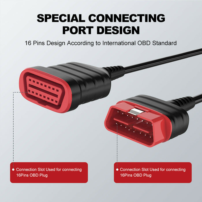 16 Pin Obd2 Cable OBD2 Extension Cable 16pin Male To Female - 5ft ...